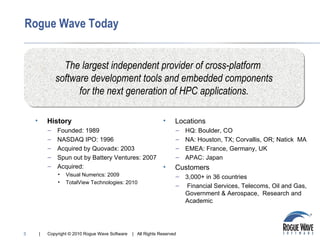 Rogue Wave Corporate Vision(P) 5.19.10