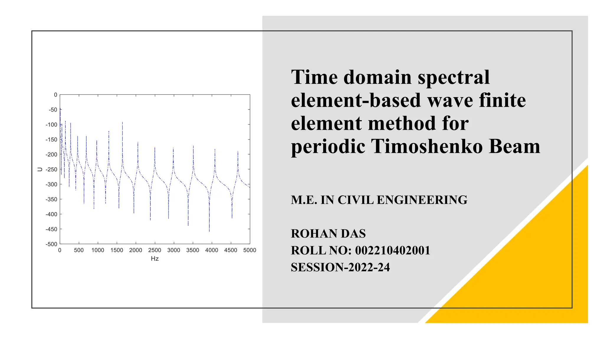 Time Domain Spectral Element Based Wave Finite Element Method For