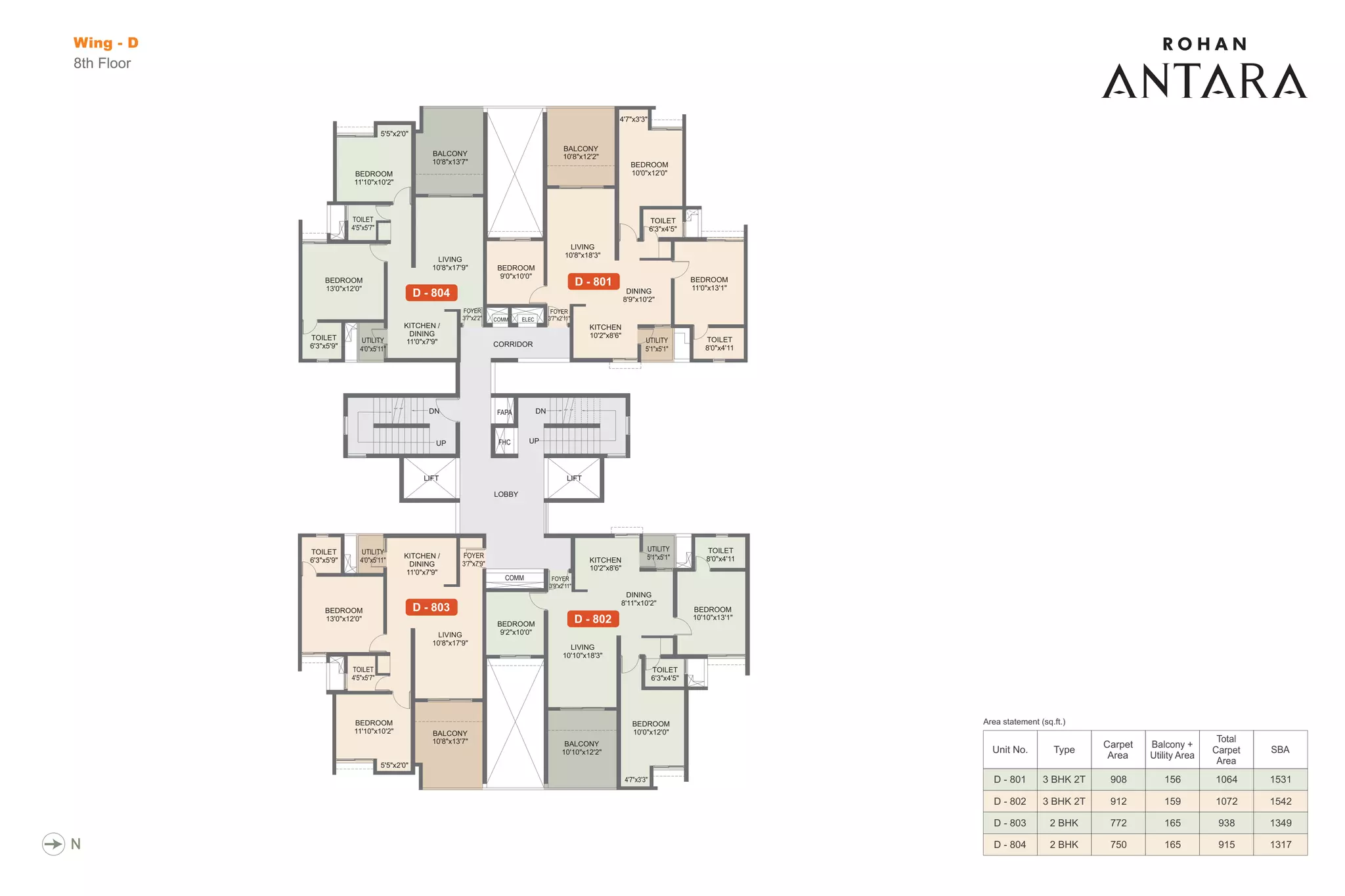 Rohan Antara Bangalore Floor Plan Brochure.pdf