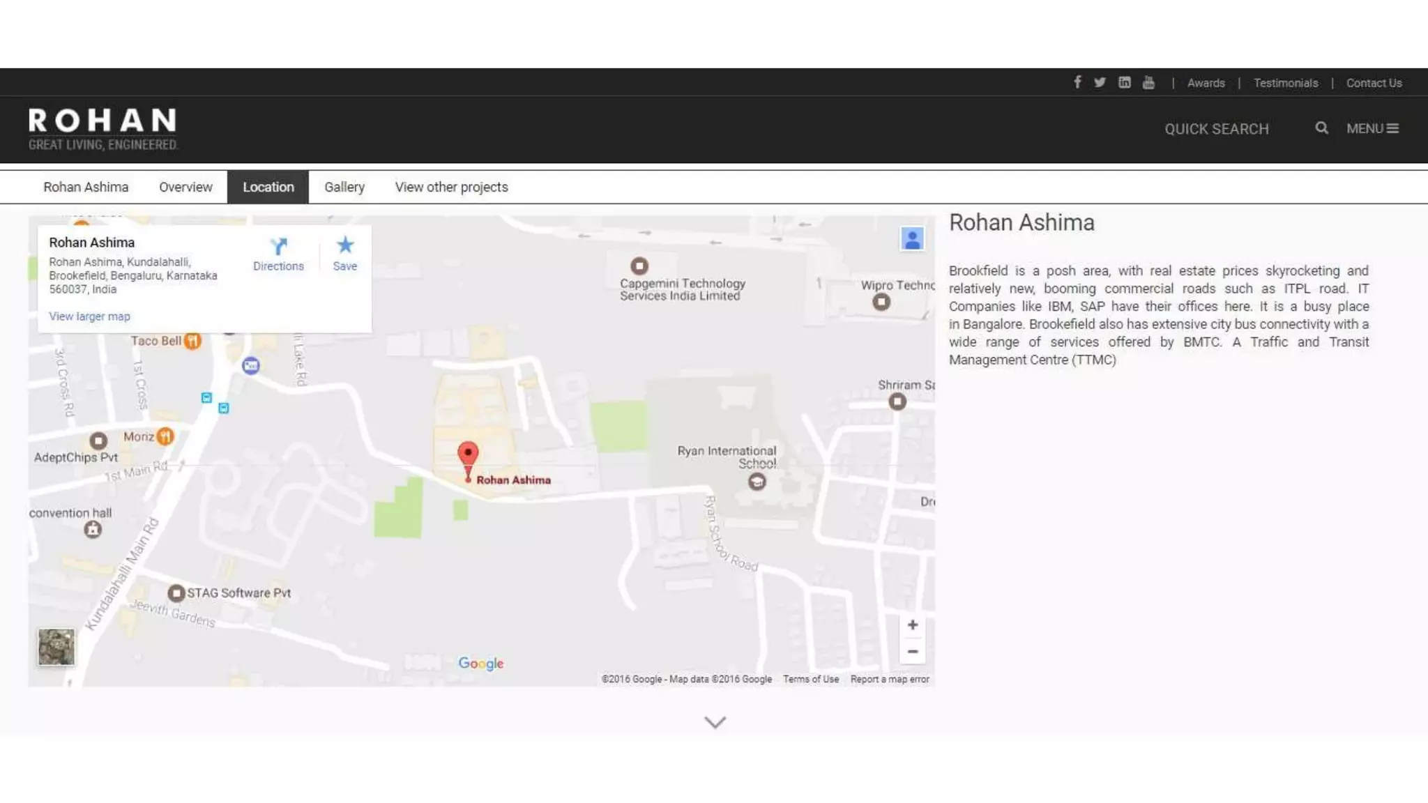 Rohan Ashima | Luxury Villas in Bangalore | PPTX