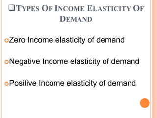 ELASTICITY OF DEMAND | PPTX