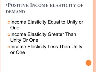 ELASTICITY OF DEMAND | PPTX