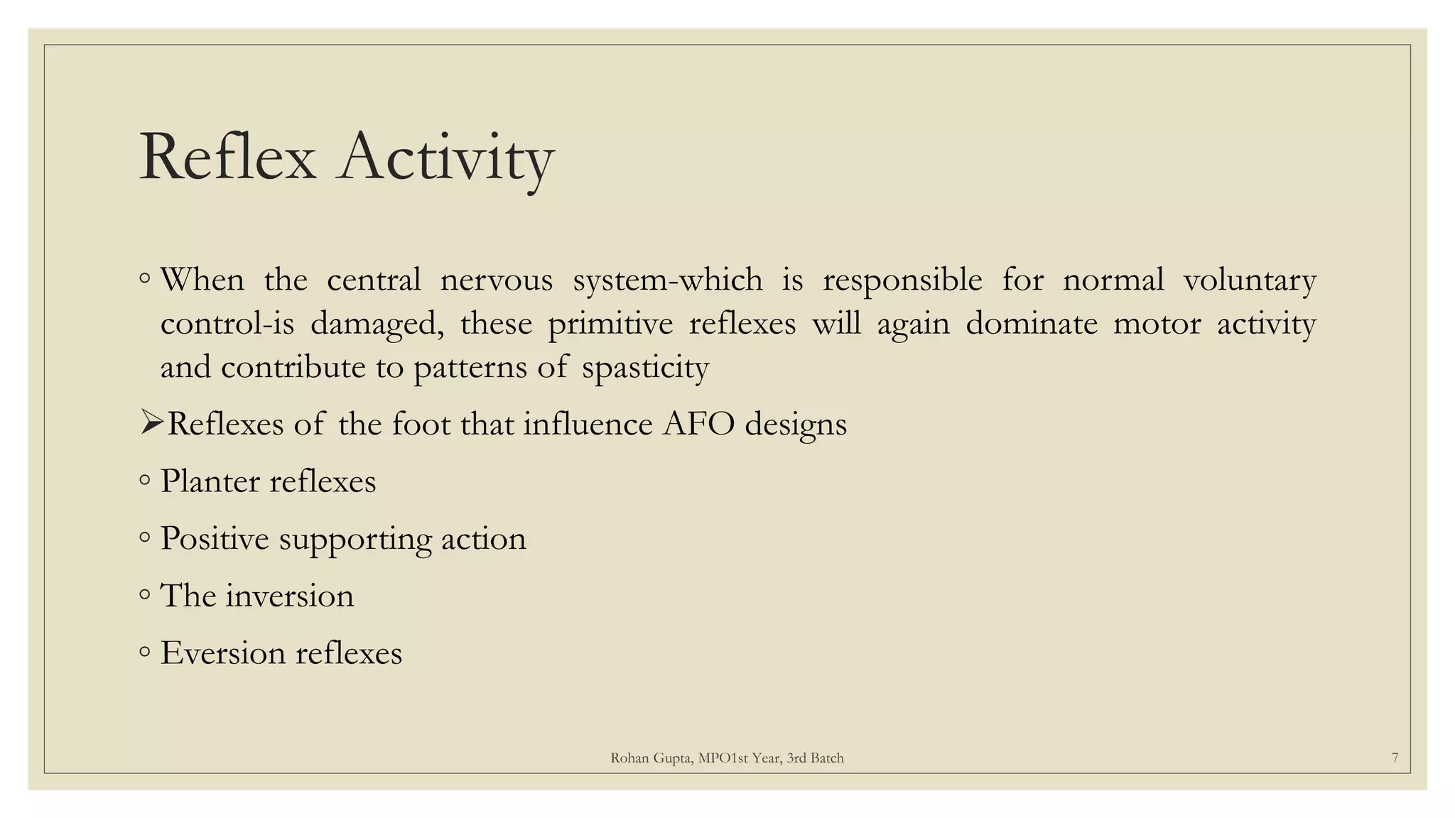 Rohan_Gupta_Orthotic Management of Physioneurological AFO_Assignment.pptx