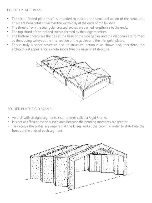 Folded Plate structures | PDF | Civil Engineering Industry | Industries