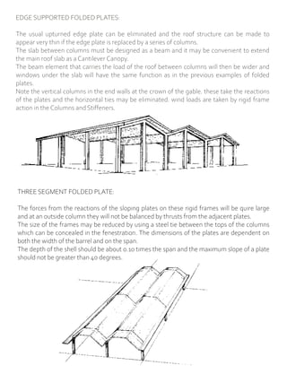 Folded Plate structures | PDF