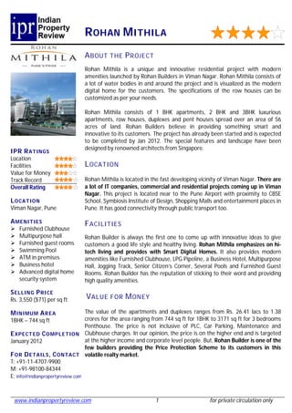 Rohan mithila research_report | PDF
