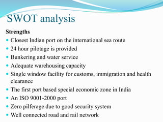 Rohan organiations study at cochin port trust | PPTX