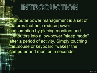 POWER MANAGEMENT | PPT