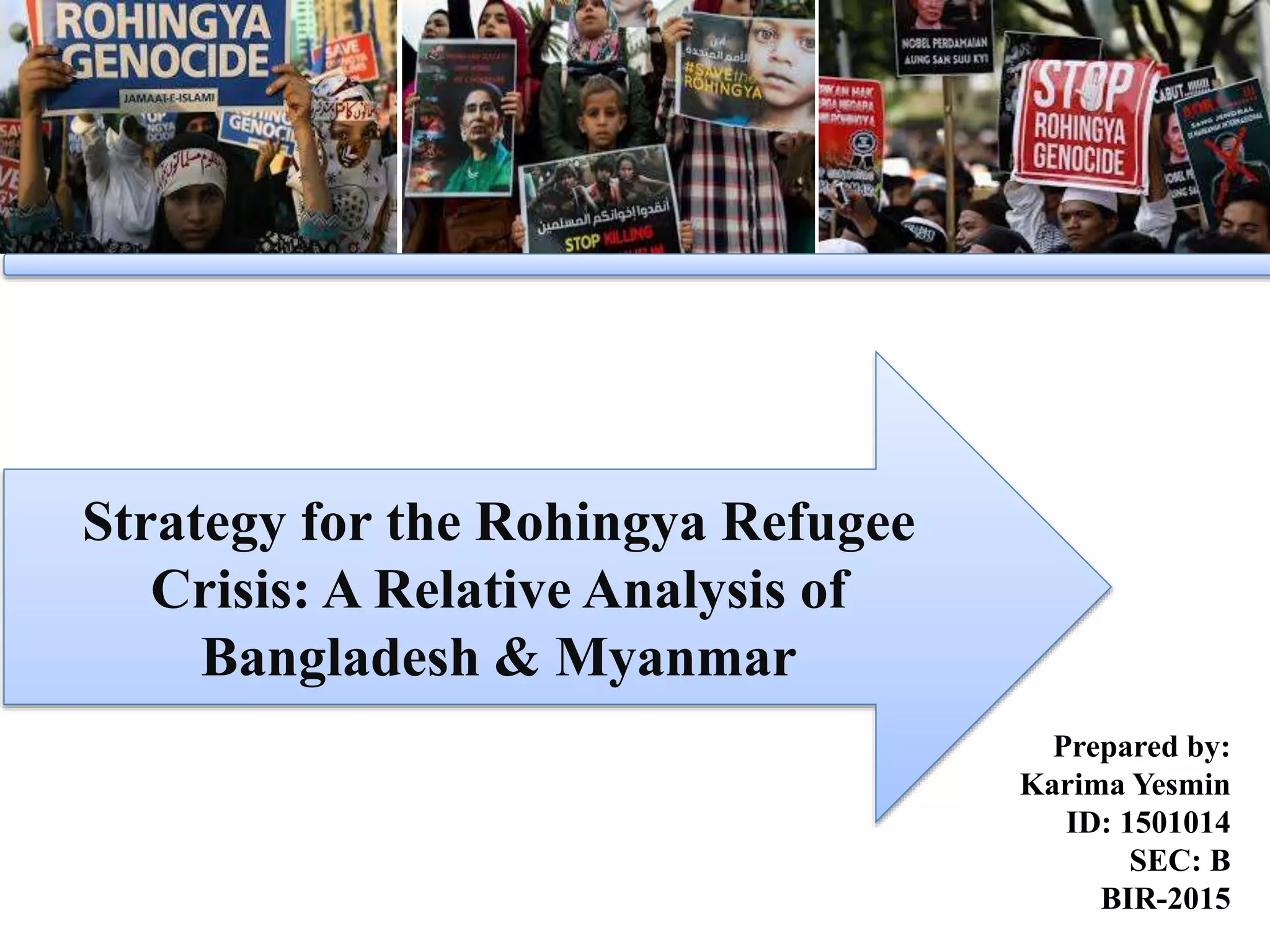 Rohingya refugee crisis | PPTX