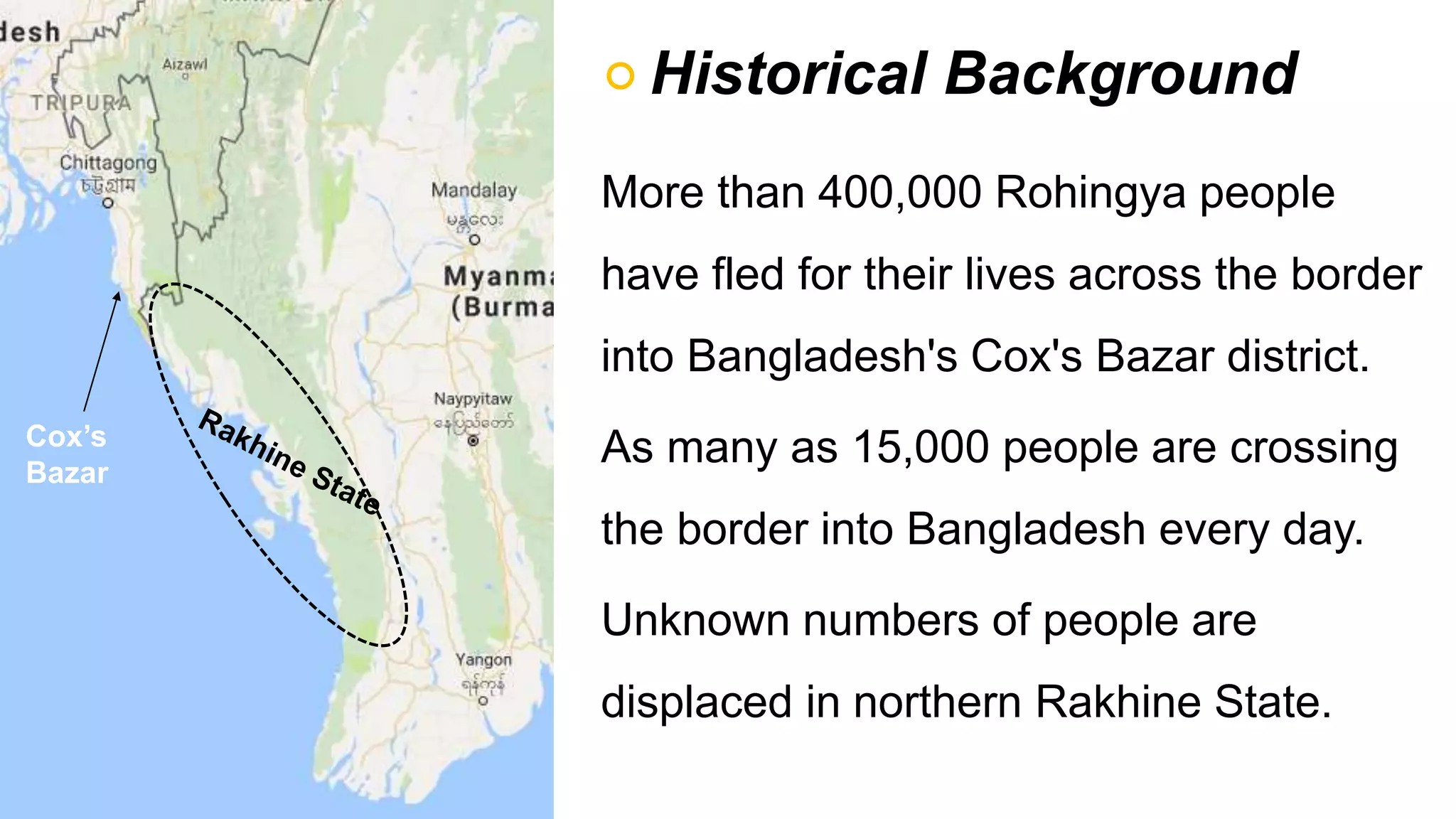 Rohingya Refugees Crisis | PPTX