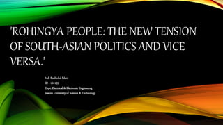 Rohing ya people | PPT