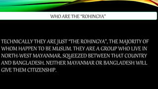 Rohing ya people | PPT