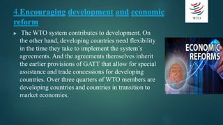 WTO- Principles of trading system, SPS and TBT, WTO agreement on ...