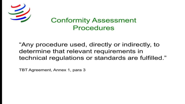 WTO- Principles of trading system, SPS and TBT, WTO agreement on ...