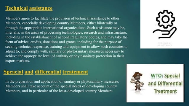 WTO- Principles of trading system, SPS and TBT, WTO agreement on ...