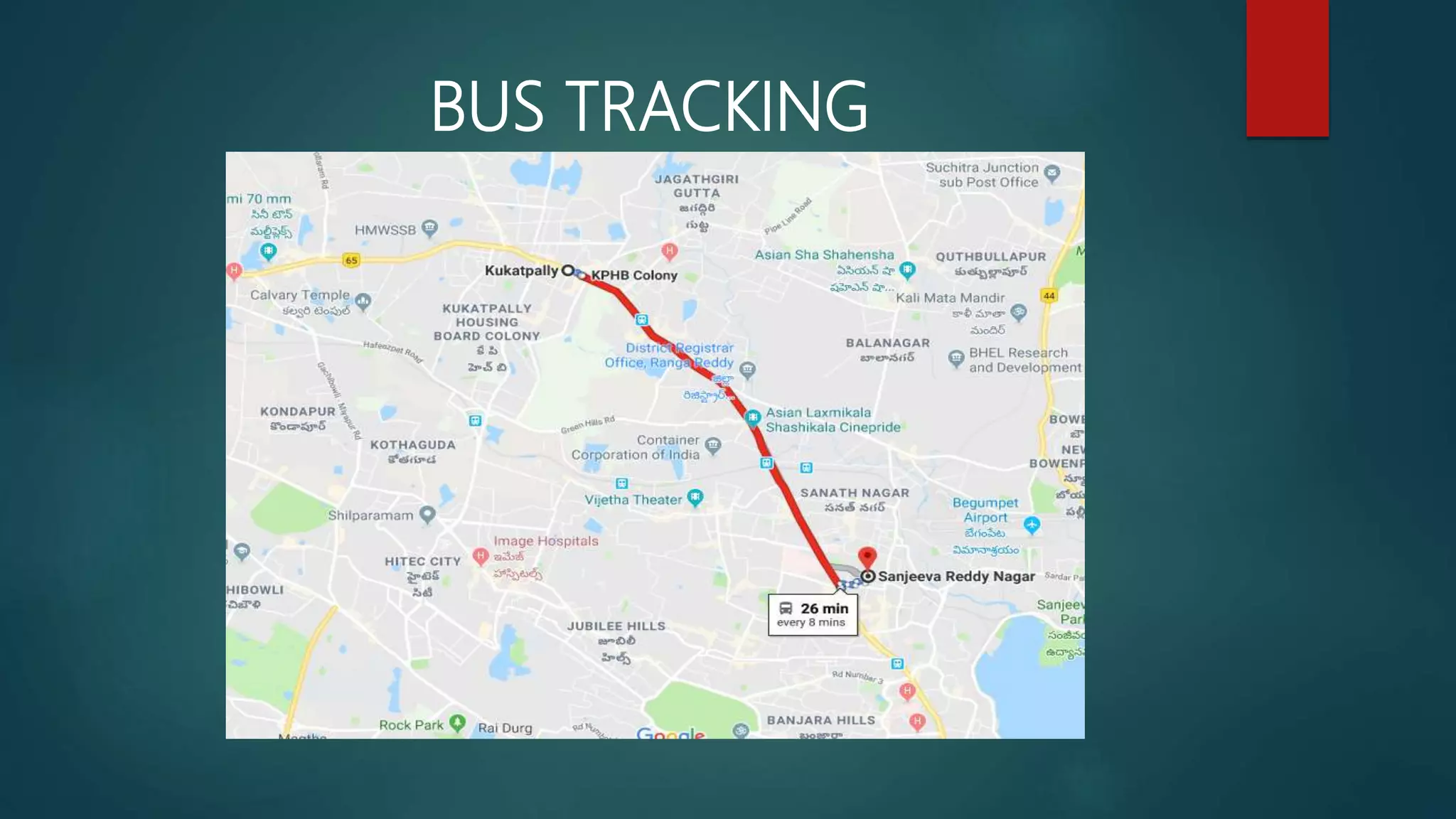 LIVE SCHOOL BUS TRACKING | PPT