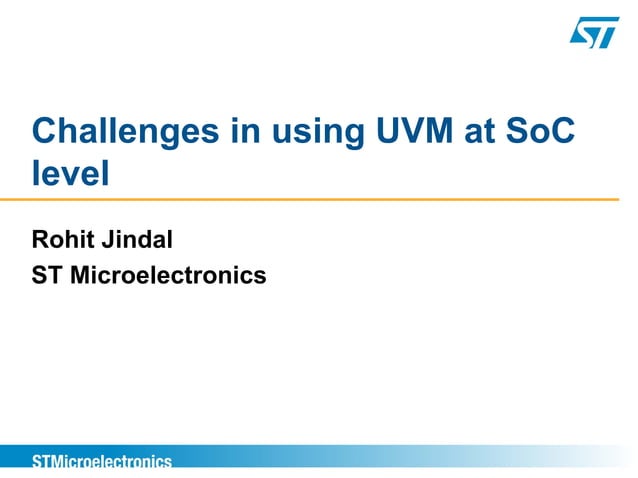 Challenges in Using UVM at SoC Level | PDF