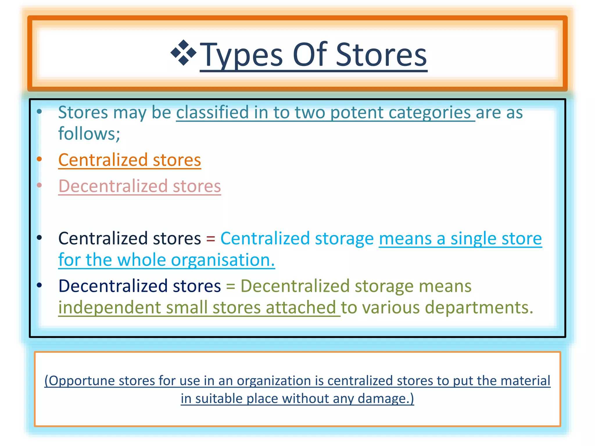 Storekeeping | PPTX