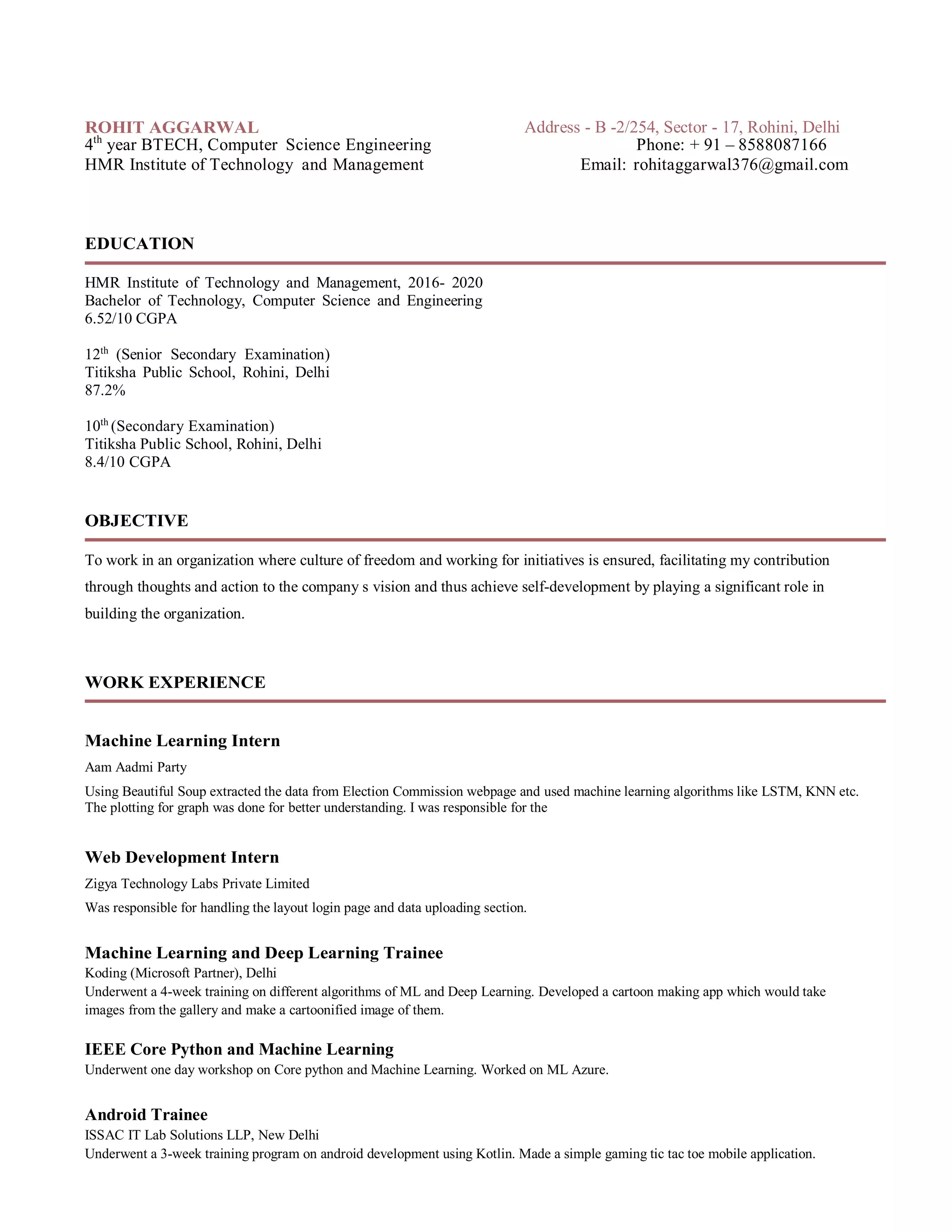 Rohit aggarwal | PDF