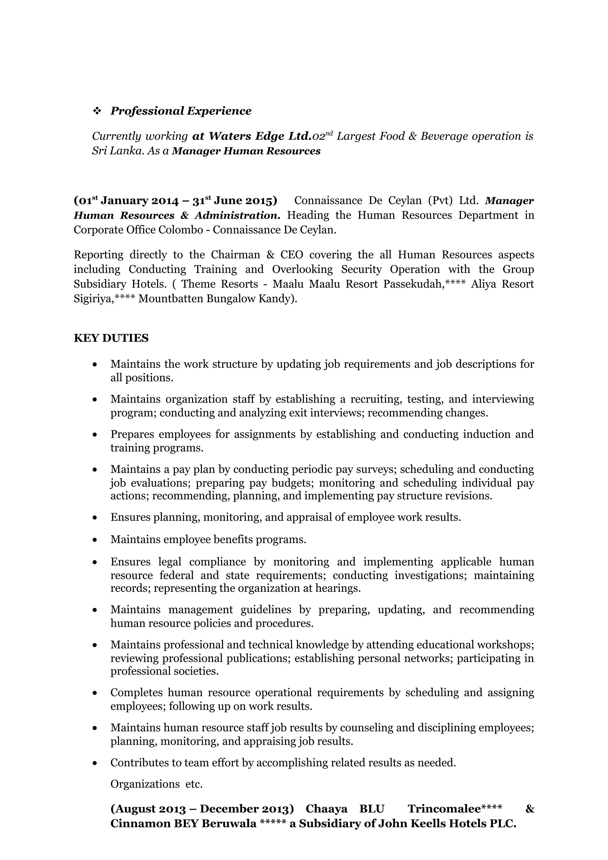 Rohitha cv updated 1 | DOC