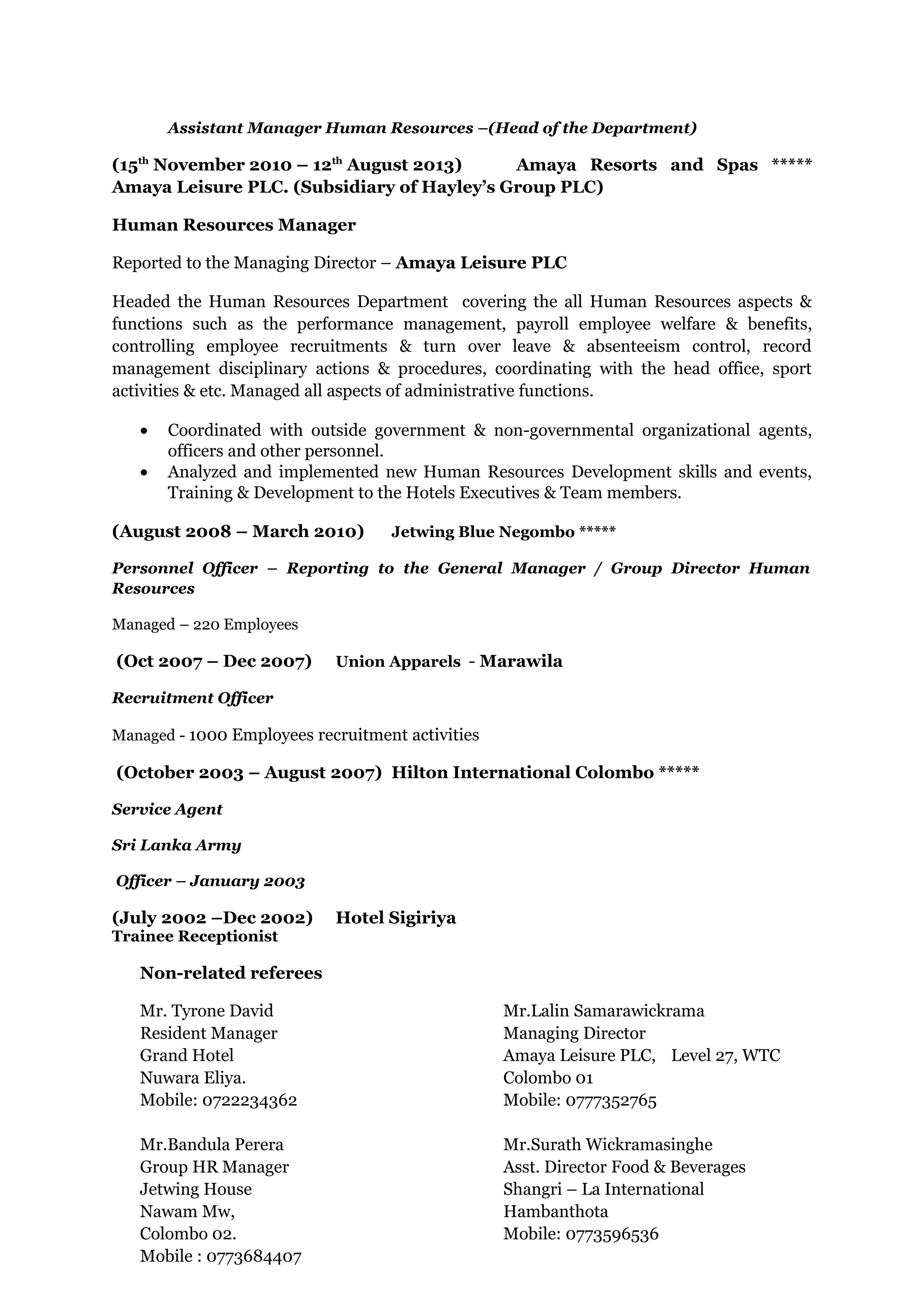 Rohitha cv updated 1 | DOC