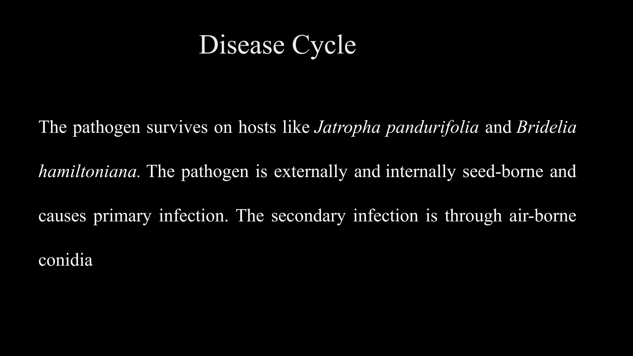 Leaf blight of castor | PPT