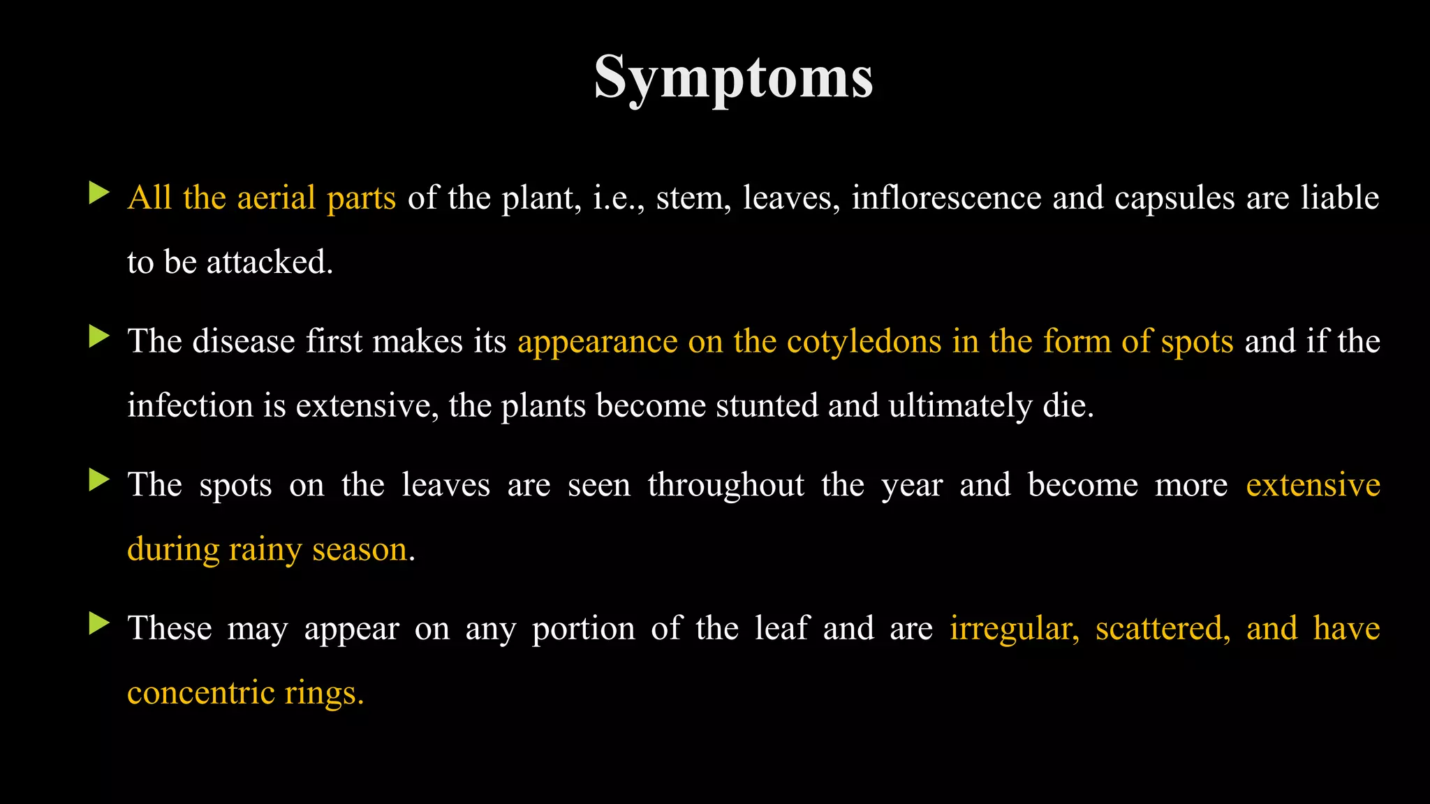 Leaf blight of castor | PPT