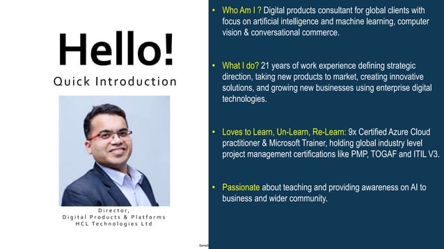 Agile Mumbai 2022 - Rohit Handa | Combining Human and Artificial Intelligence for Business ...