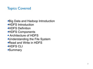 Hadoop HDFS by rohitkapa | ODP