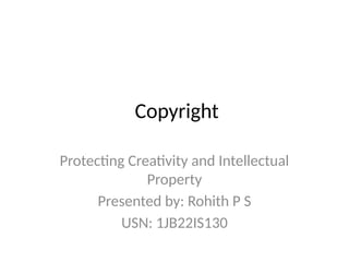 Copyright research methodology and intellectual property rights | PPTX