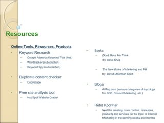 Rohit kochhar | PPT | Web Development | Internet