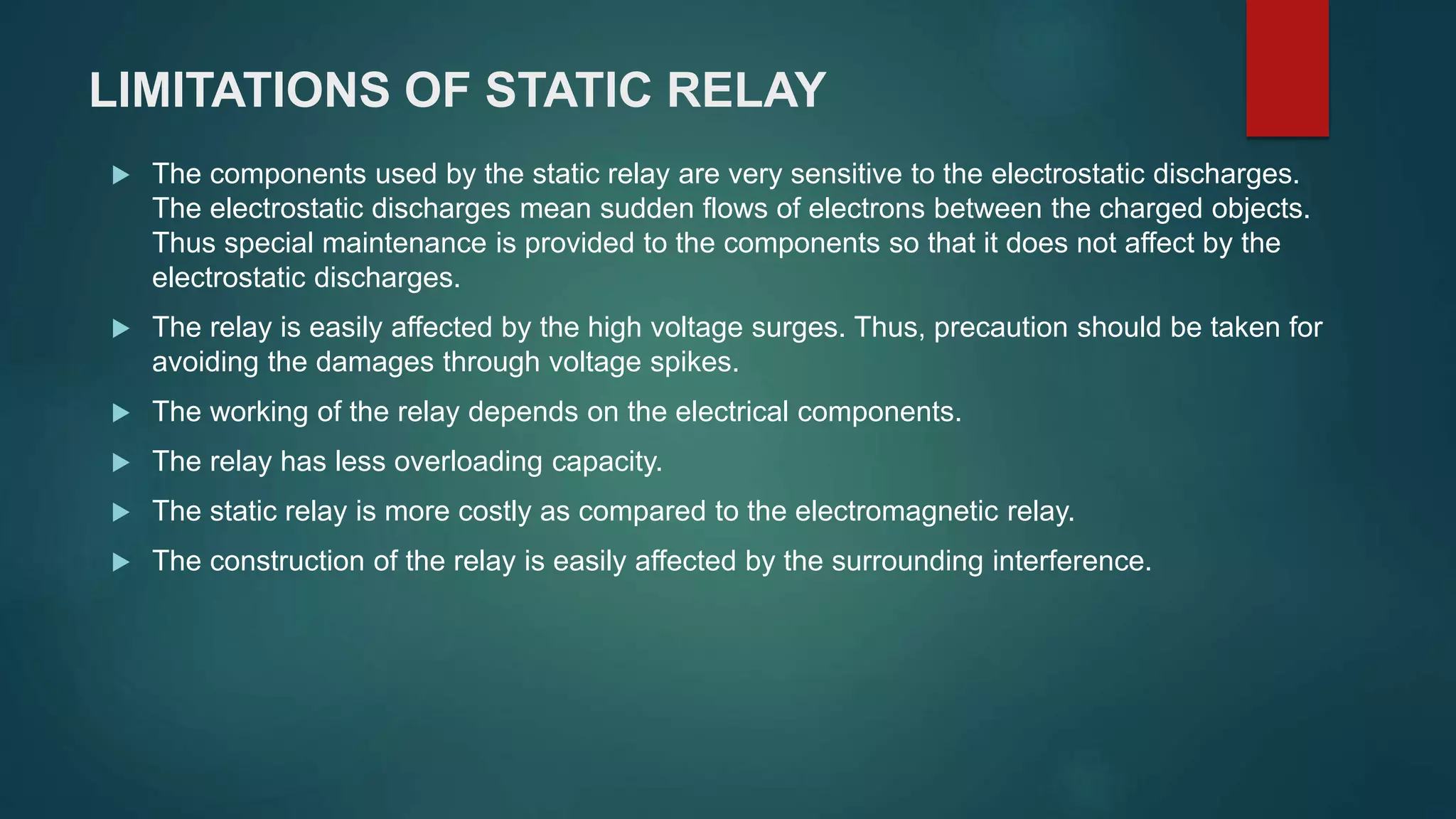 Static Relay Presentation | PPTX
