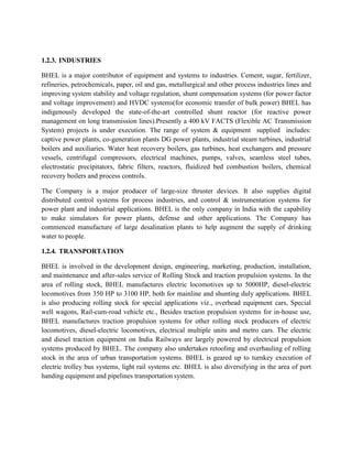 Rohit pandey bhel training report | PDF