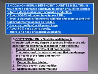 #Diabetes mellitus disease ppt presentation | PPTX