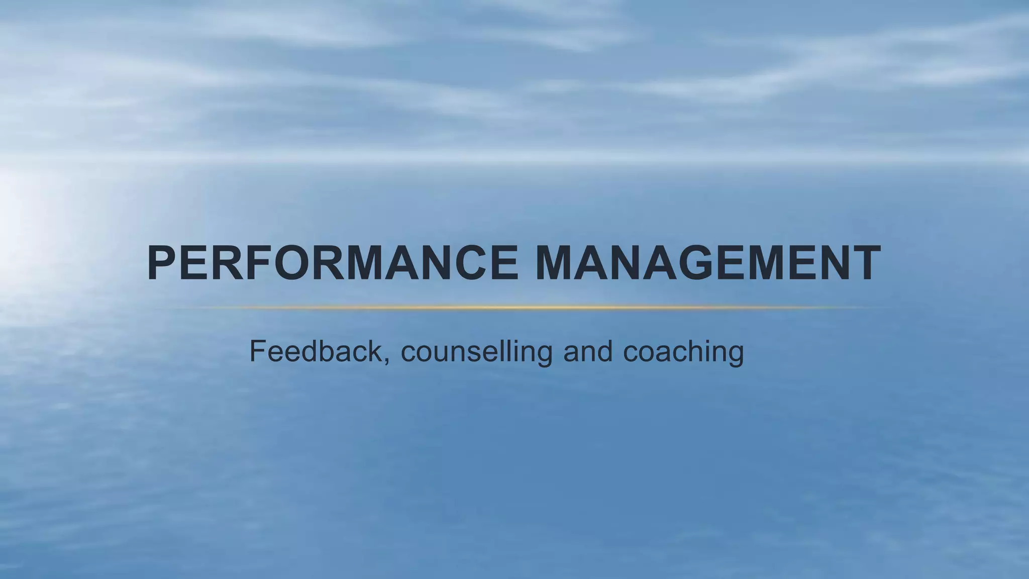 performance management | PPTX