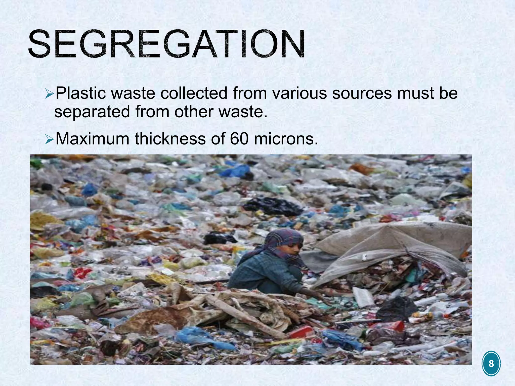 use of waste plastics for road construction | PPTX