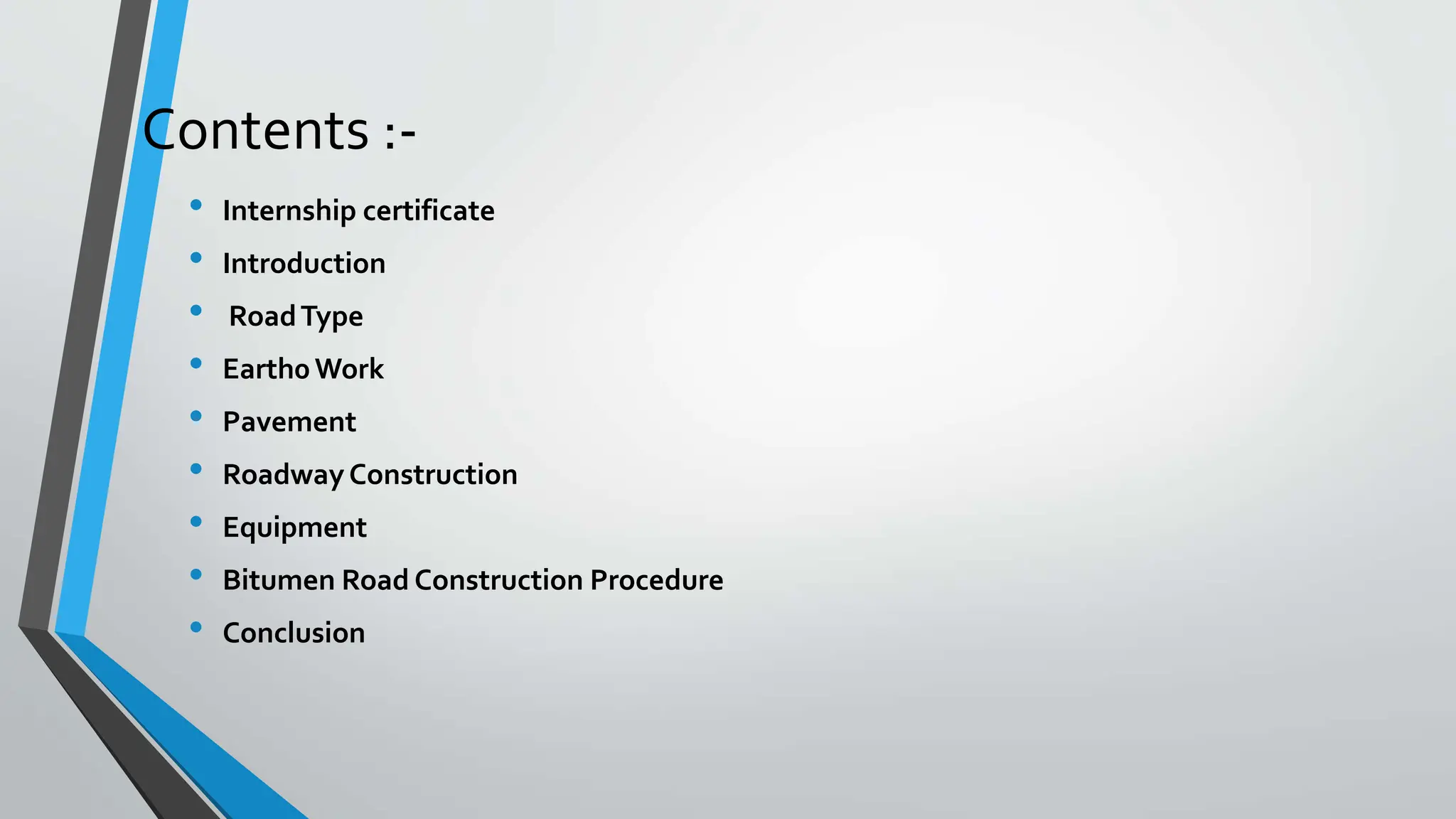 Road construction ppt for college rajkiya presentation | PPTX