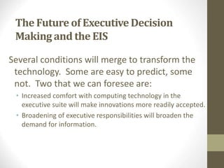 MIS-executive information system | PPT