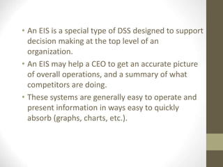 MIS-executive information system | PPT