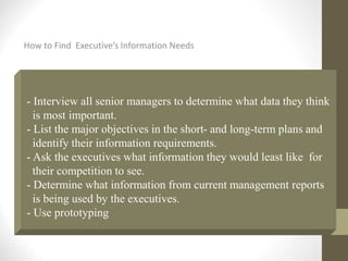 MIS-executive information system | PPT