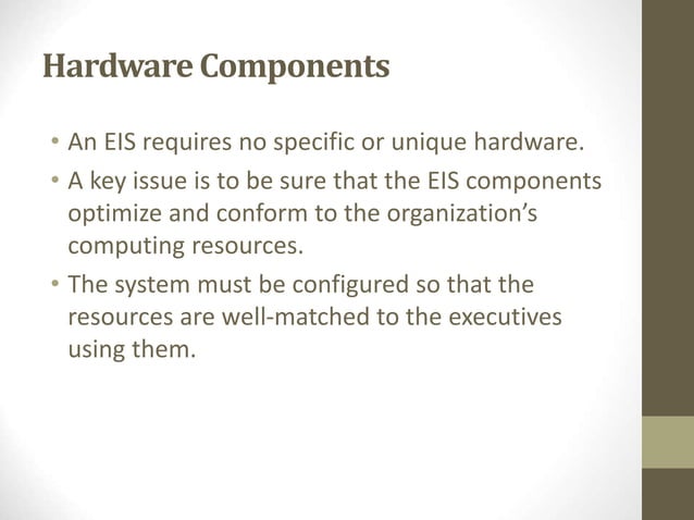 MIS-executive information system | PPT