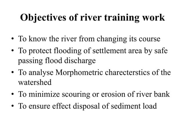 River training work | PPTX