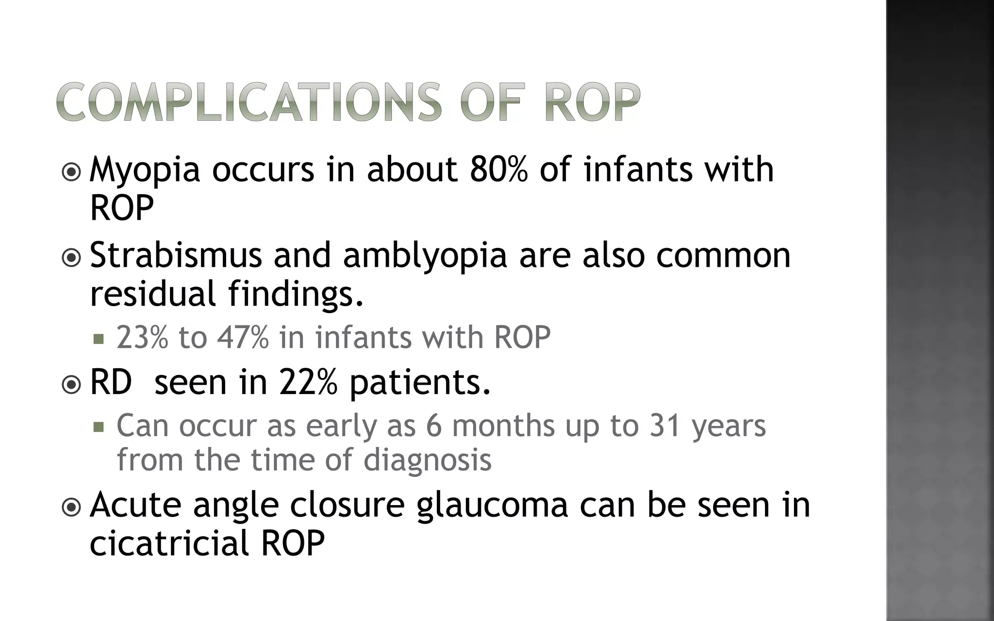 retinopathy of prematurity | PPTX