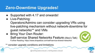 Next-Gen Virtual Routers And Zero Downtime Upgrades | PPT