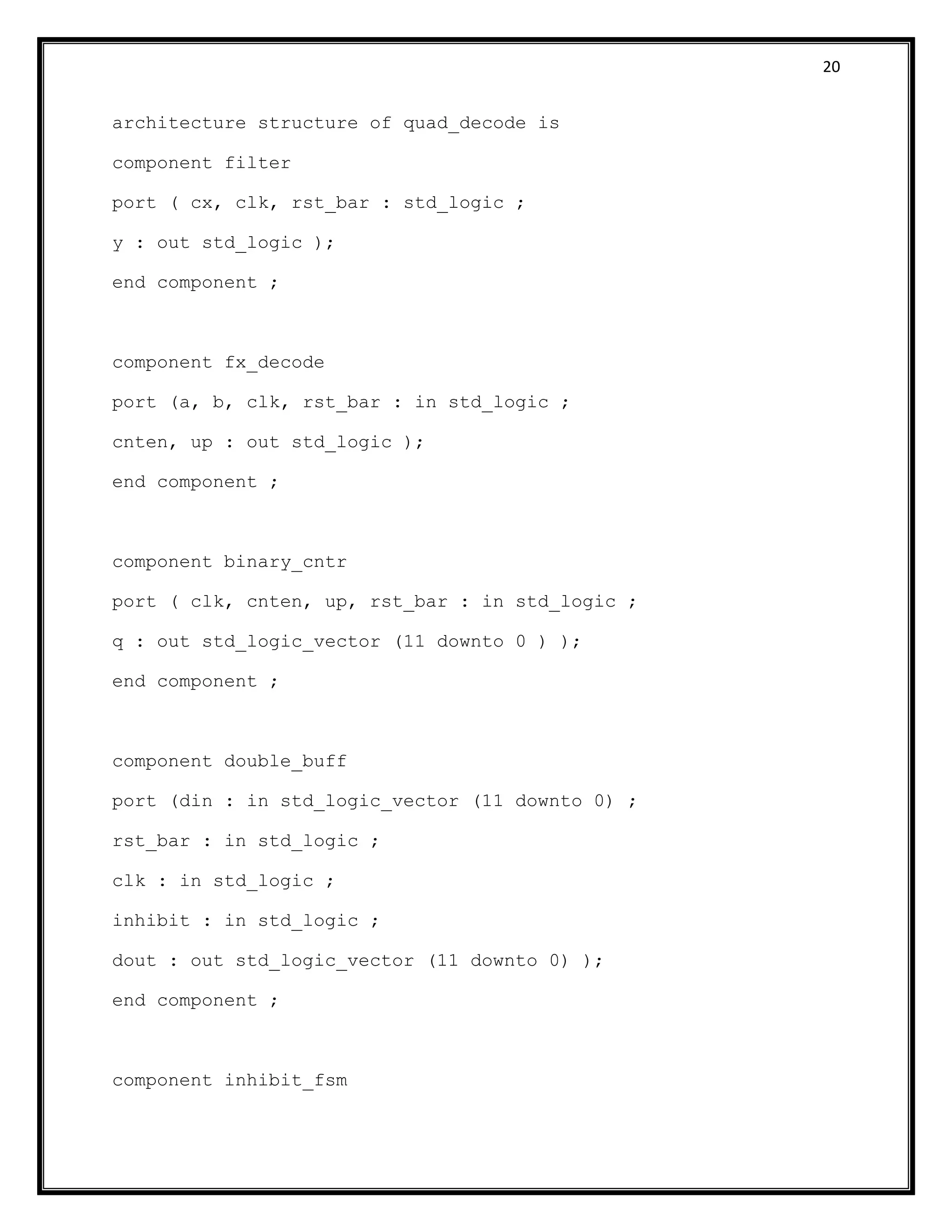 Microprocessor-Compatible Quadrature Decoder/Counter Design | PDF