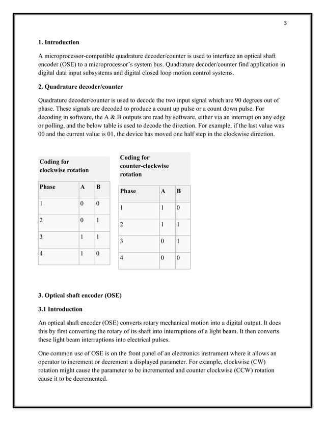 Microprocessor-Compatible Quadrature Decoder/Counter Design | PDF