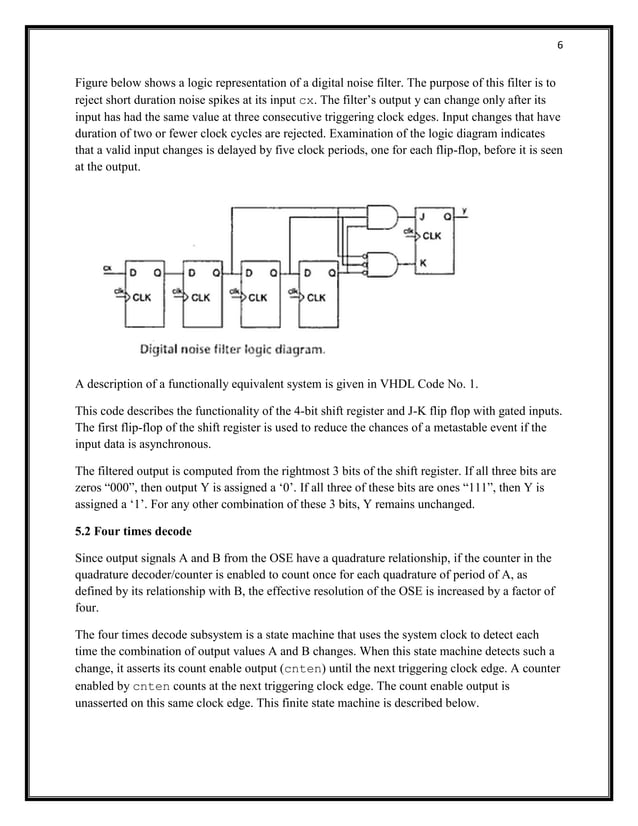 Microprocessor-Compatible Quadrature Decoder/Counter Design | PDF