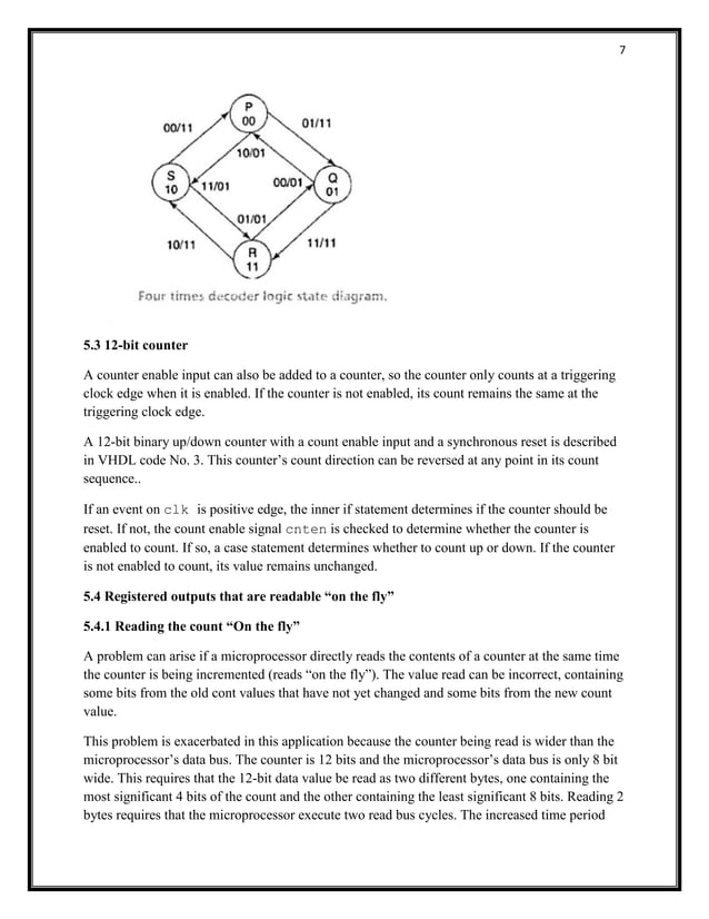 Microprocessor-Compatible Quadrature Decoder/Counter Design | PDF