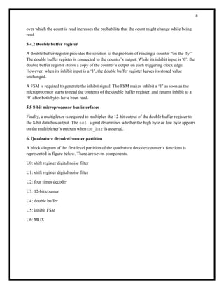 Microprocessor-Compatible Quadrature Decoder/Counter Design | PDF