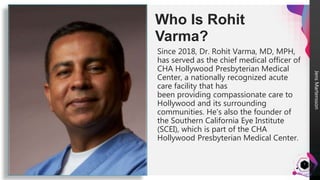 Dr. Rohit Varma, M.D, M.P.H, - (Director of SCEI) | PPT